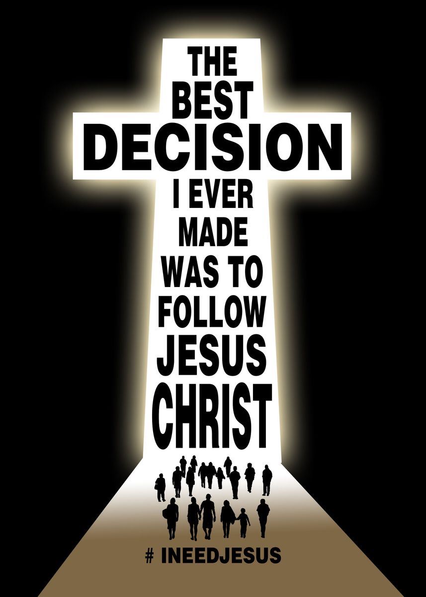 'The cross teaching of god' Poster, picture, metal print, paint by QTK ...