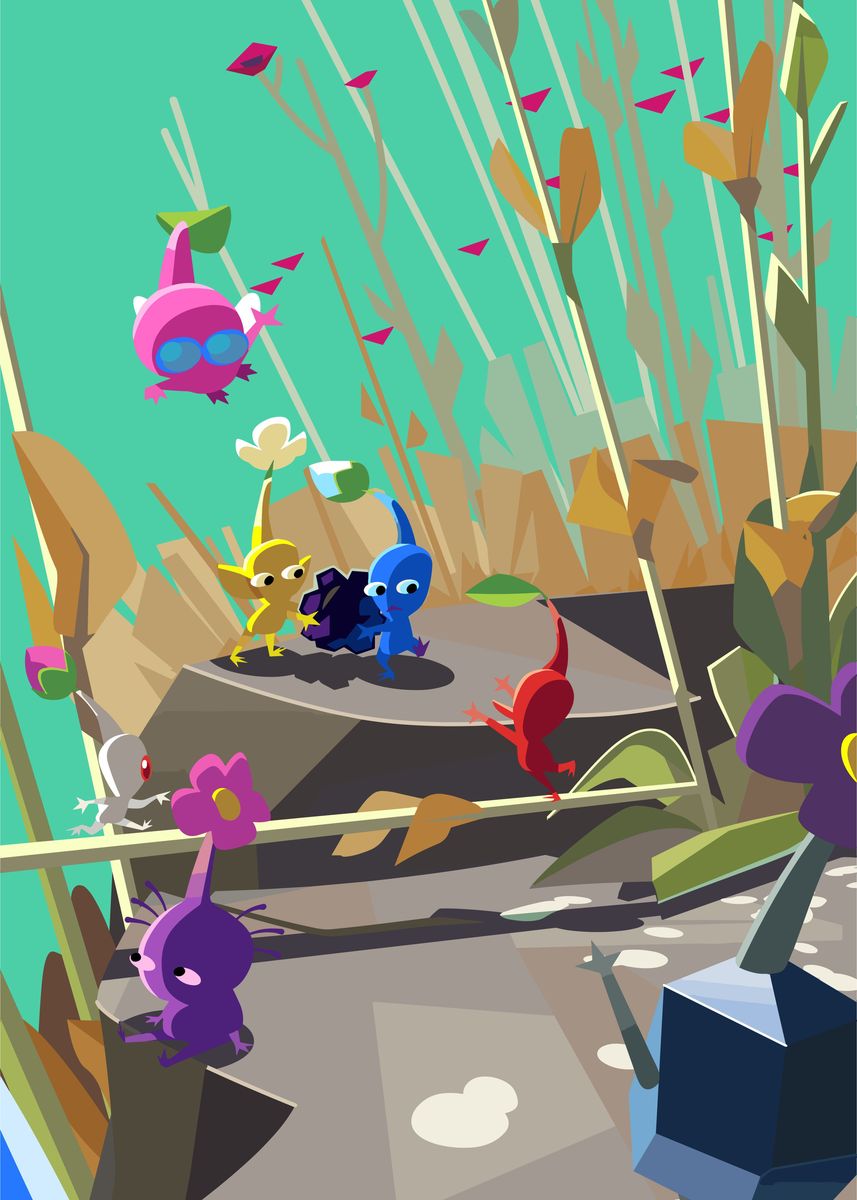 'Pikmin Ant Anime' Poster, picture, metal print, paint by Catherine ...