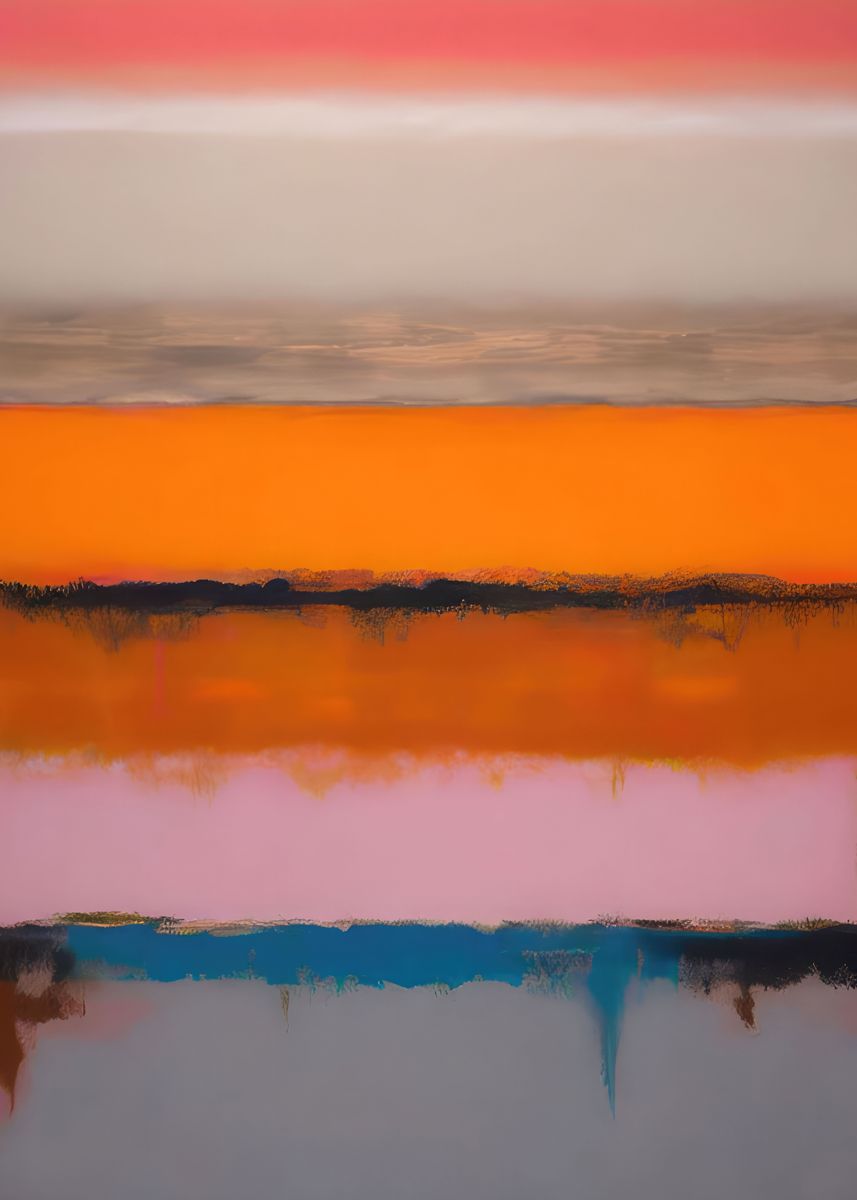 'Contemporary Grunge Art' Poster, picture, metal print, paint by BluePinkPanther | Displate