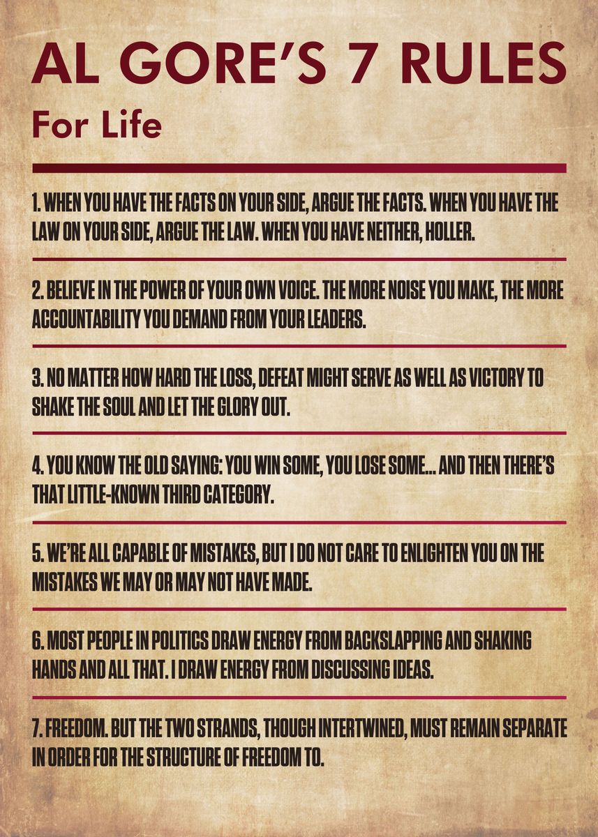 'Al Gore' Poster, picture, metal print, paint by Nolan Mccroskey | Displate