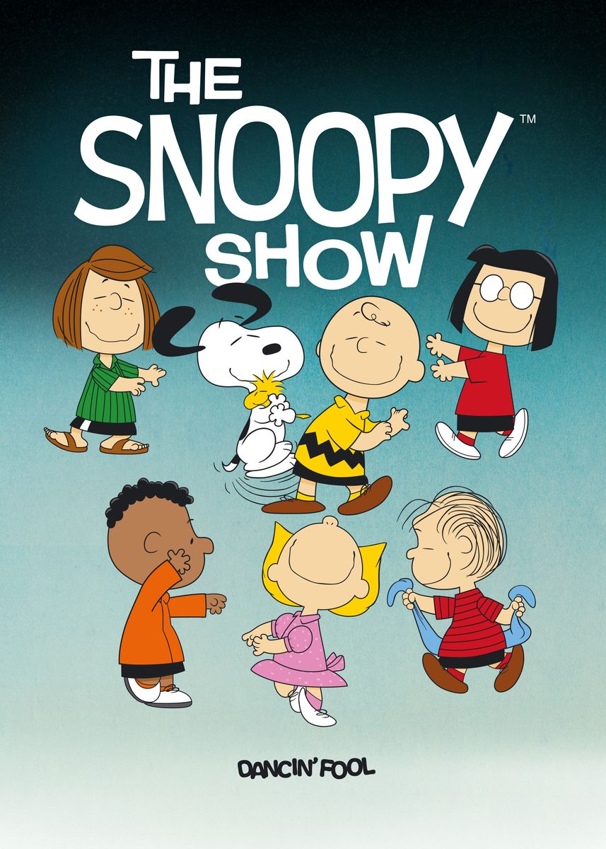 'The Snoopy Show Dance' Poster, picture, metal print, paint by Peanuts ...