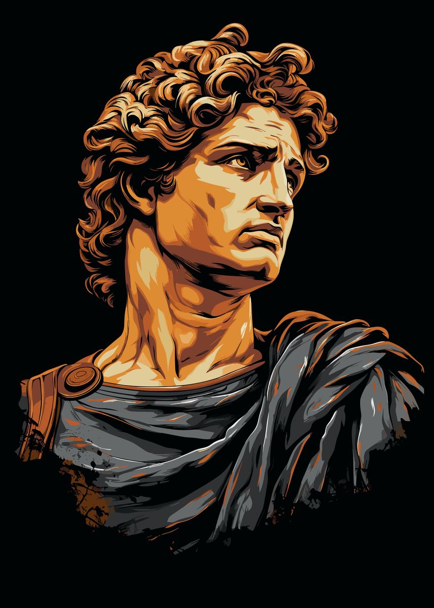 'Alexander the Great' Poster, picture, metal print, paint by Mesh ...