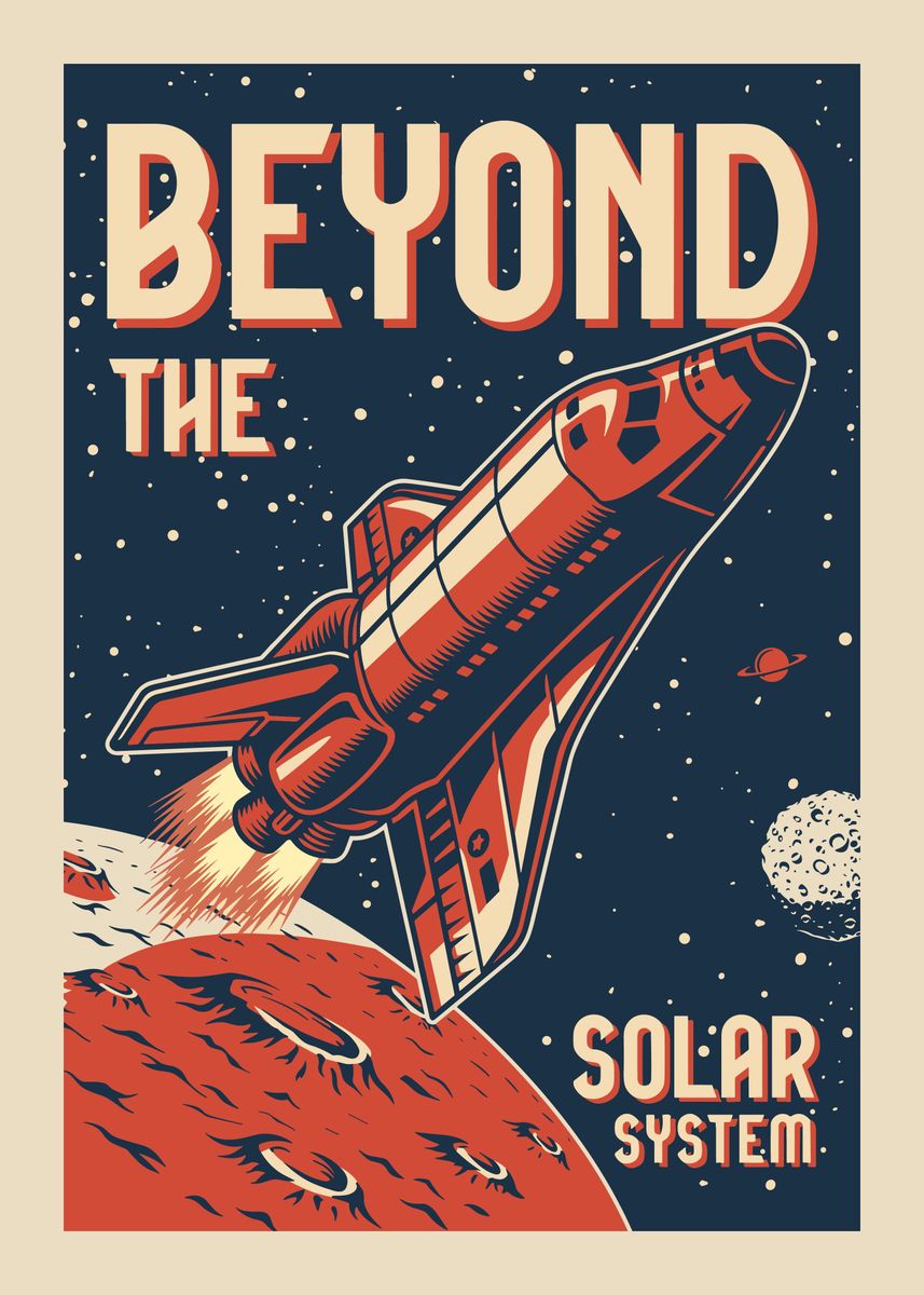 'Beyond The Solar System' Poster, picture, metal print, paint by Haruno ...