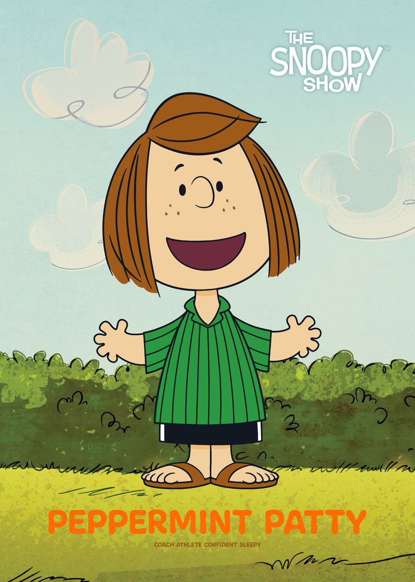 'Patty Snoopy Show' Poster, picture, metal print, paint by Peanuts ...