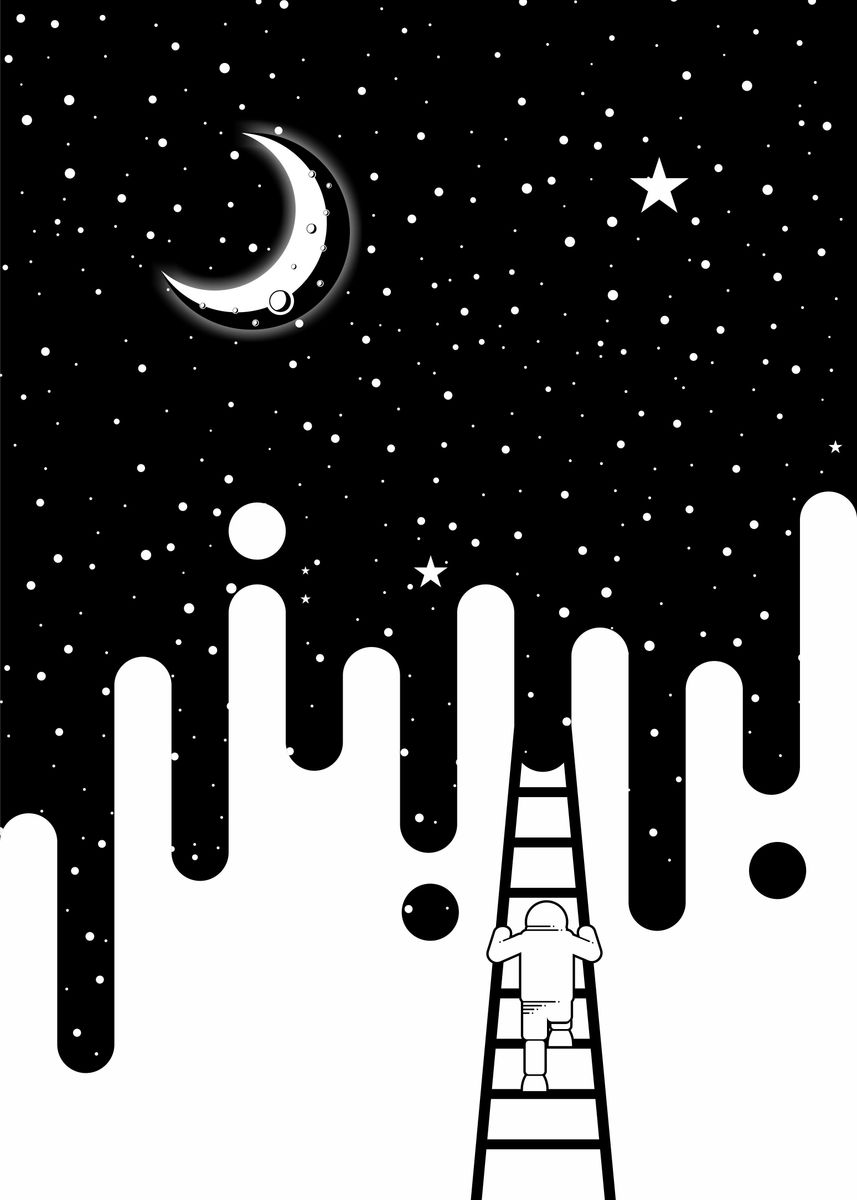 'SPACE DRIP TRANSITION ' Poster, picture, metal print, paint by Taufan ...