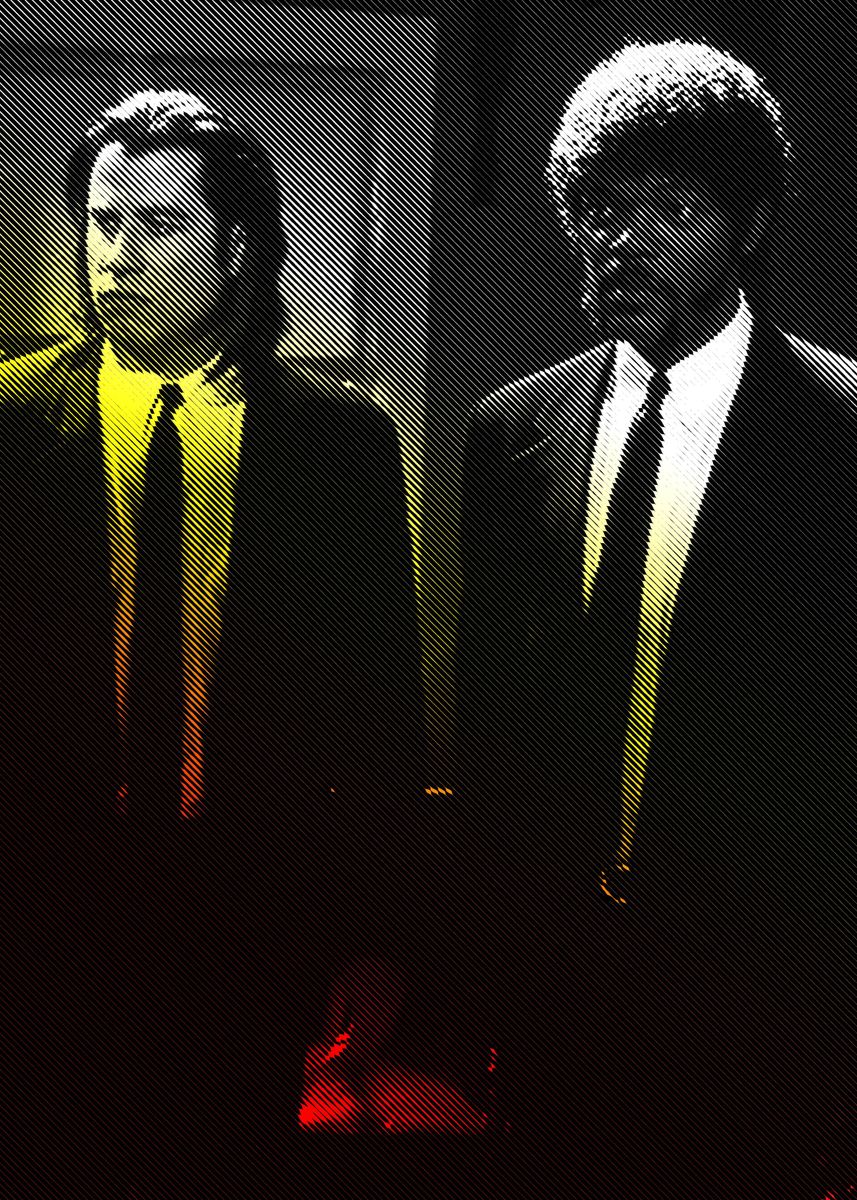 'pulp fiction' Poster, picture, metal print, paint by Artistic Aura ...