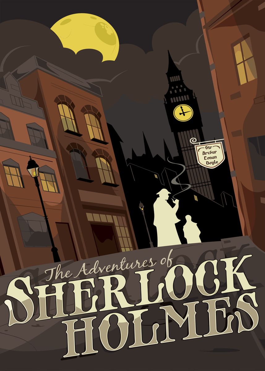 'sherlock holmes' Poster, picture, metal print, paint by Instinct ...