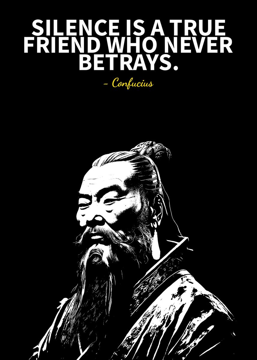 'Confucius quotes ' Poster, picture, metal print, paint by Yoshhhh ...