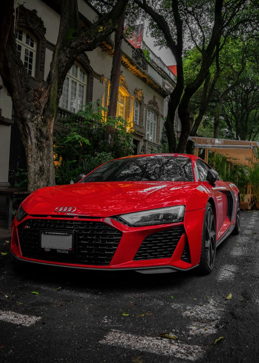 'Audi R8 ' Poster, picture, metal print, paint by Jason HCK | Displate