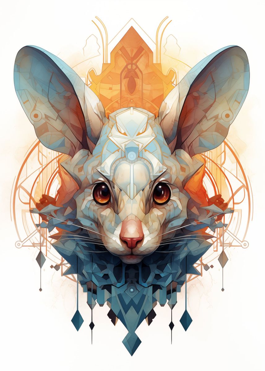 'Mouse' Poster, picture, metal print, paint by Nathan De Pachtere ...