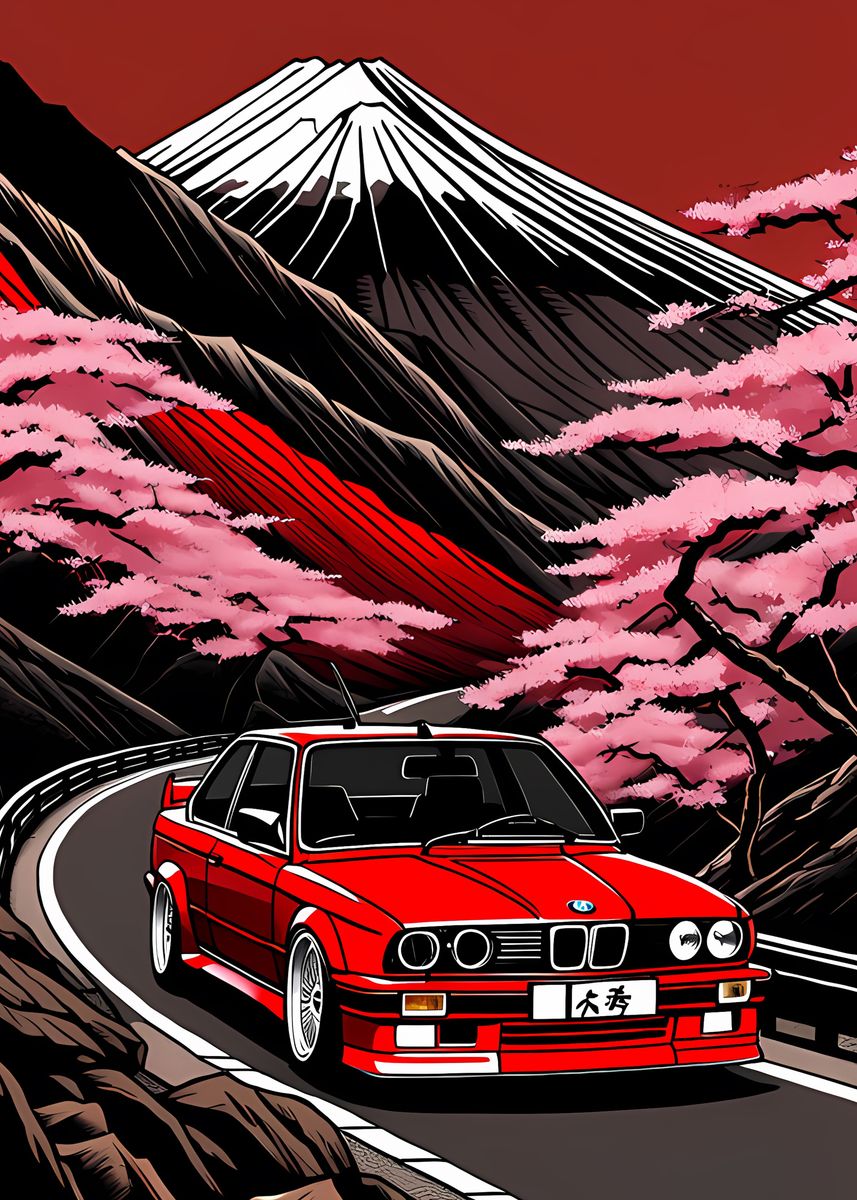 'BMW M3 art' Poster, picture, metal print, paint by sofian rafyq | Displate