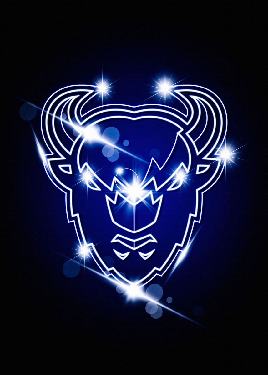 'HC Dinamo Minsk Neon' Poster, picture, metal print, paint by Brock ...