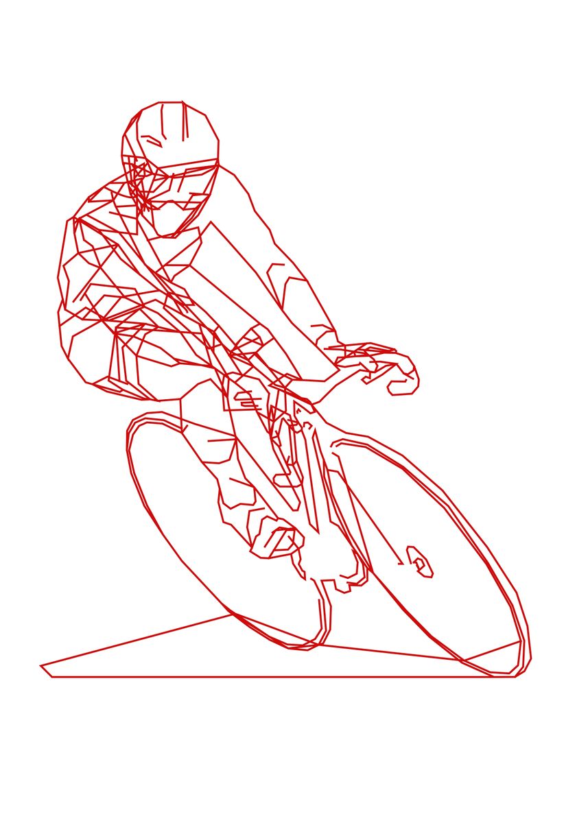 'Track Cycling Pop Art' Poster, picture, metal print, paint by Ro ...