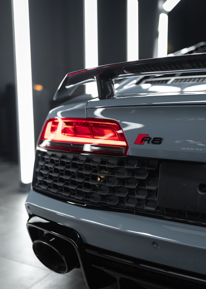 'Audi R8 ' Poster, picture, metal print, paint by Jason HCK | Displate