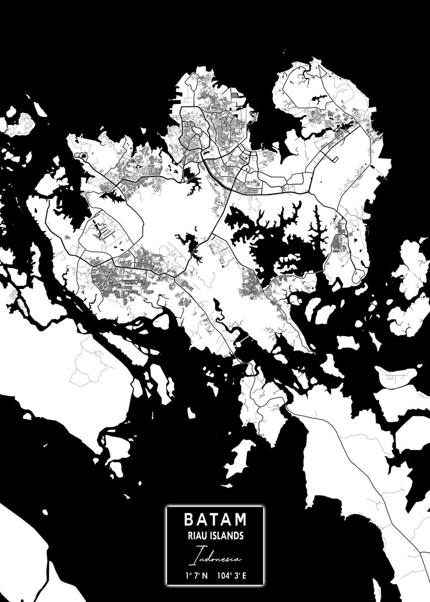 'Batam Indonesia' Poster, picture, metal print, paint by Mcgilvery ...