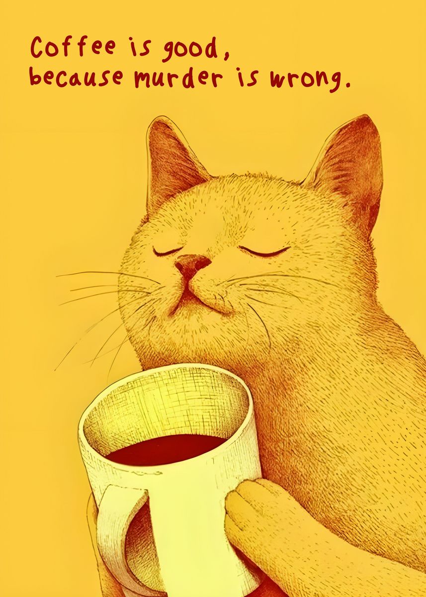 'Coffee is Good' Poster, picture, metal print, paint by Lucky Star ...