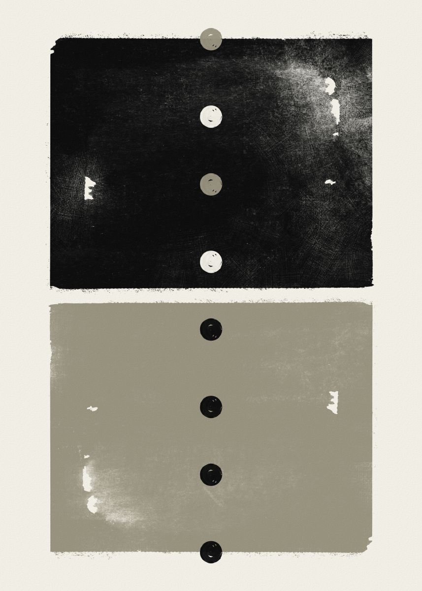 'Minimal Evening Rendezvous' Poster, picture, metal print, paint by Ema ...