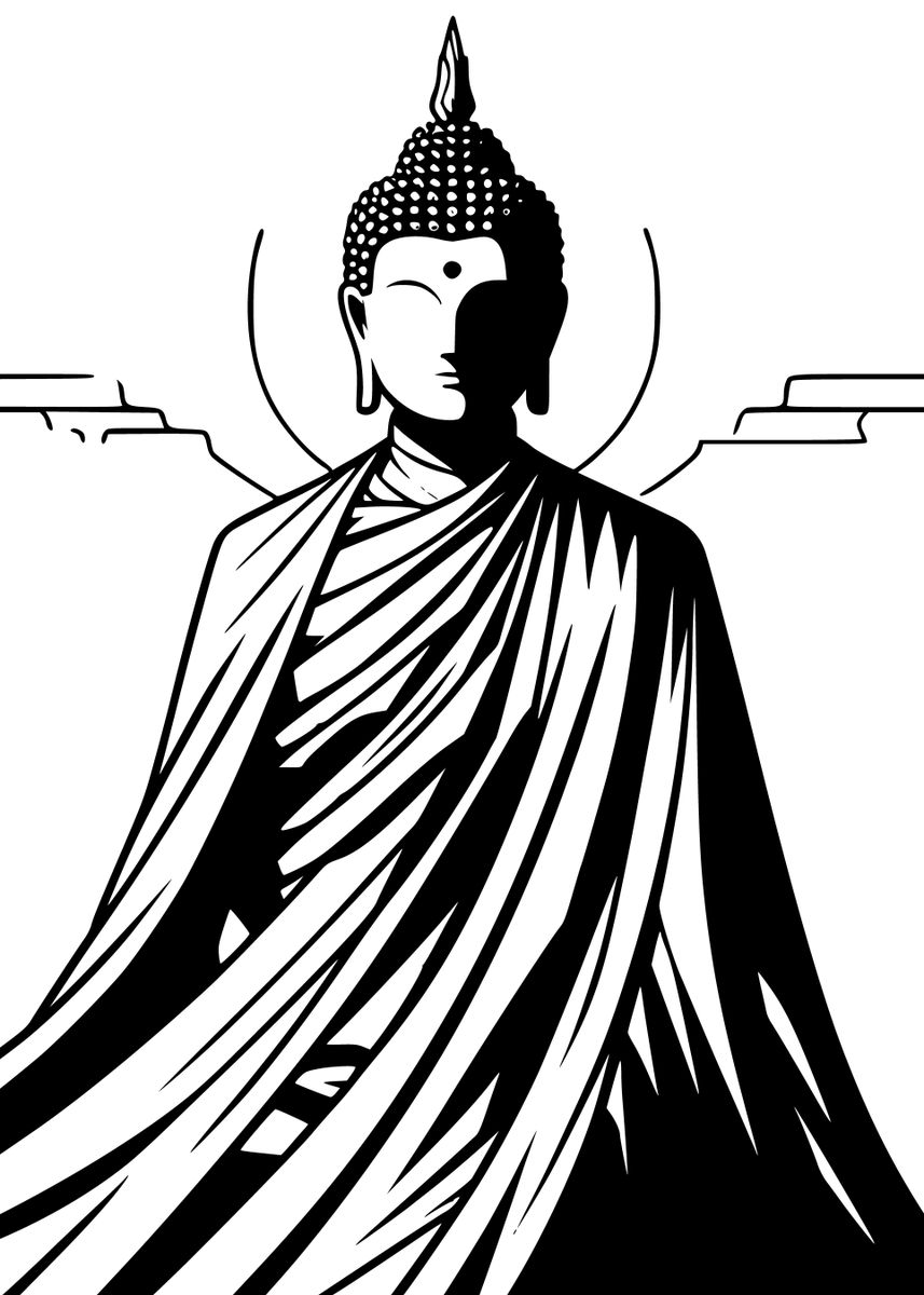 'Third Eye Tracker zen' Poster, picture, metal print, paint by PRANIT ...