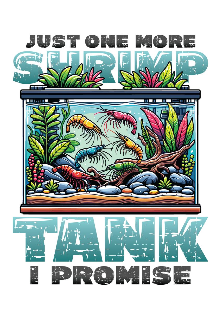 'Shrimp Breeding Tank' Poster, picture, metal print, paint by Sascha ...