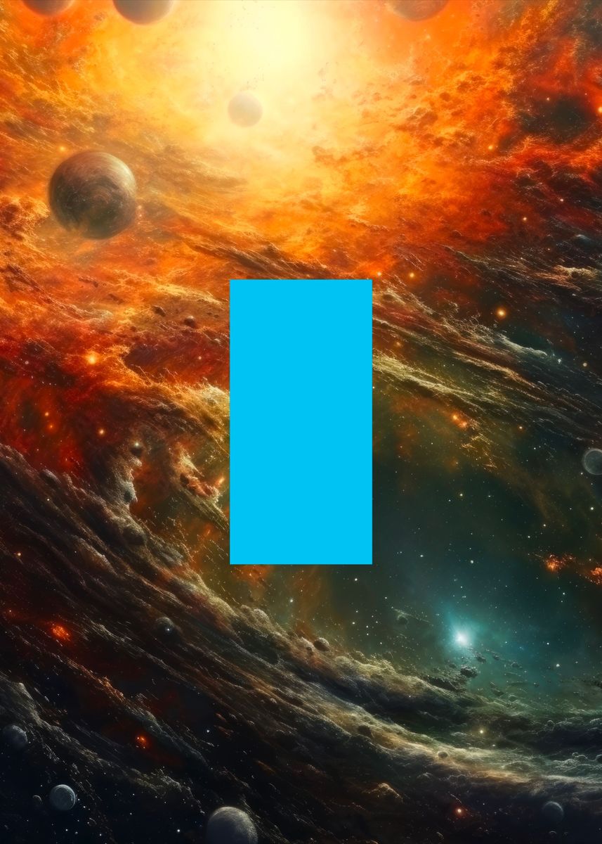 'ZIMA BLUE Ursa Major' Poster, picture, metal print, paint by Antonio ...