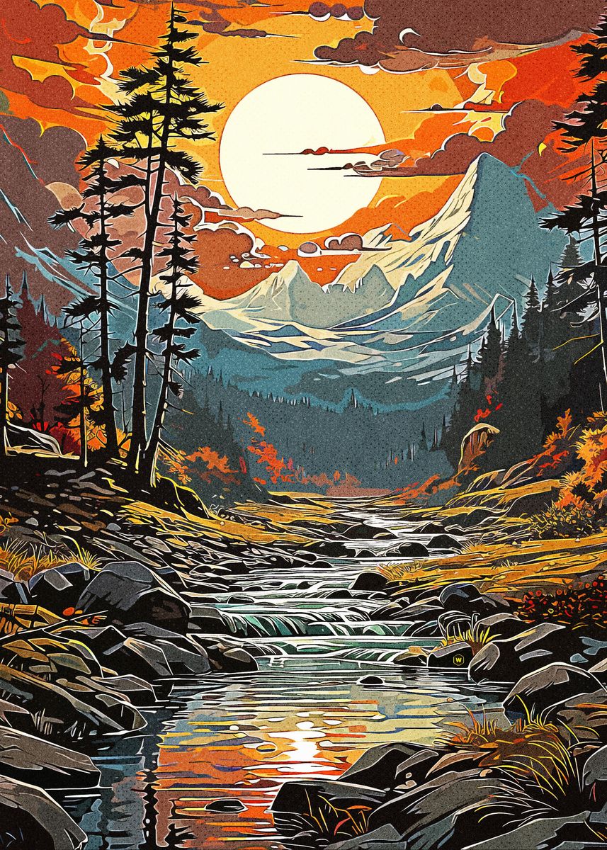 'Natural Vintage' Poster, picture, metal print, paint by Magnum Attack ...