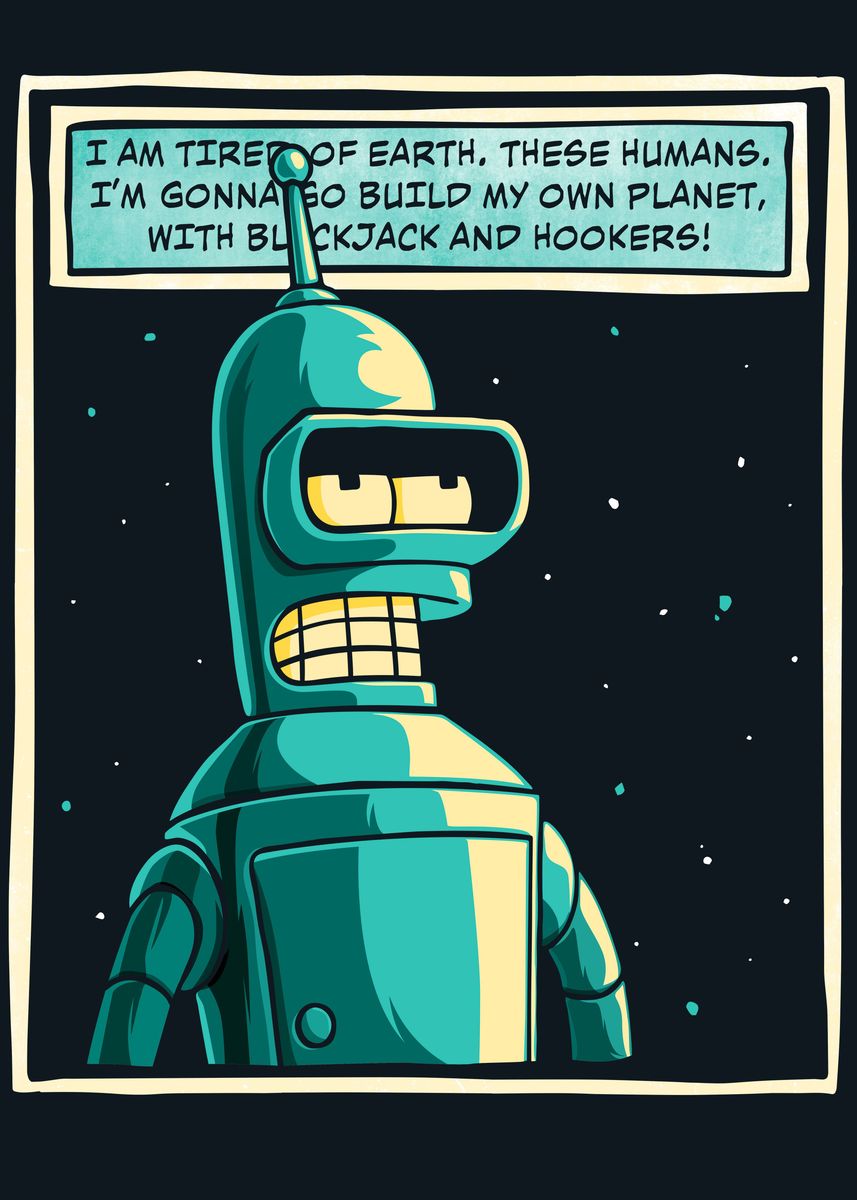 'My Own Planet' Poster, picture, metal print, paint by teesgeex | Displate