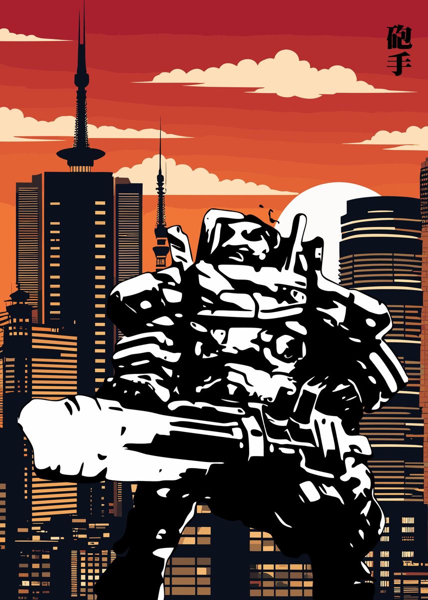 'Deep Rock Galactic Gunner' Poster, picture, metal print, paint by ...