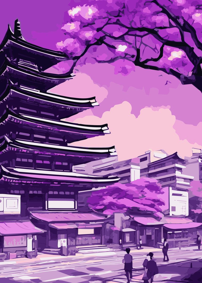 'Japan Tokyo Neon 4' Poster, picture, metal print, paint by Maricris M ...