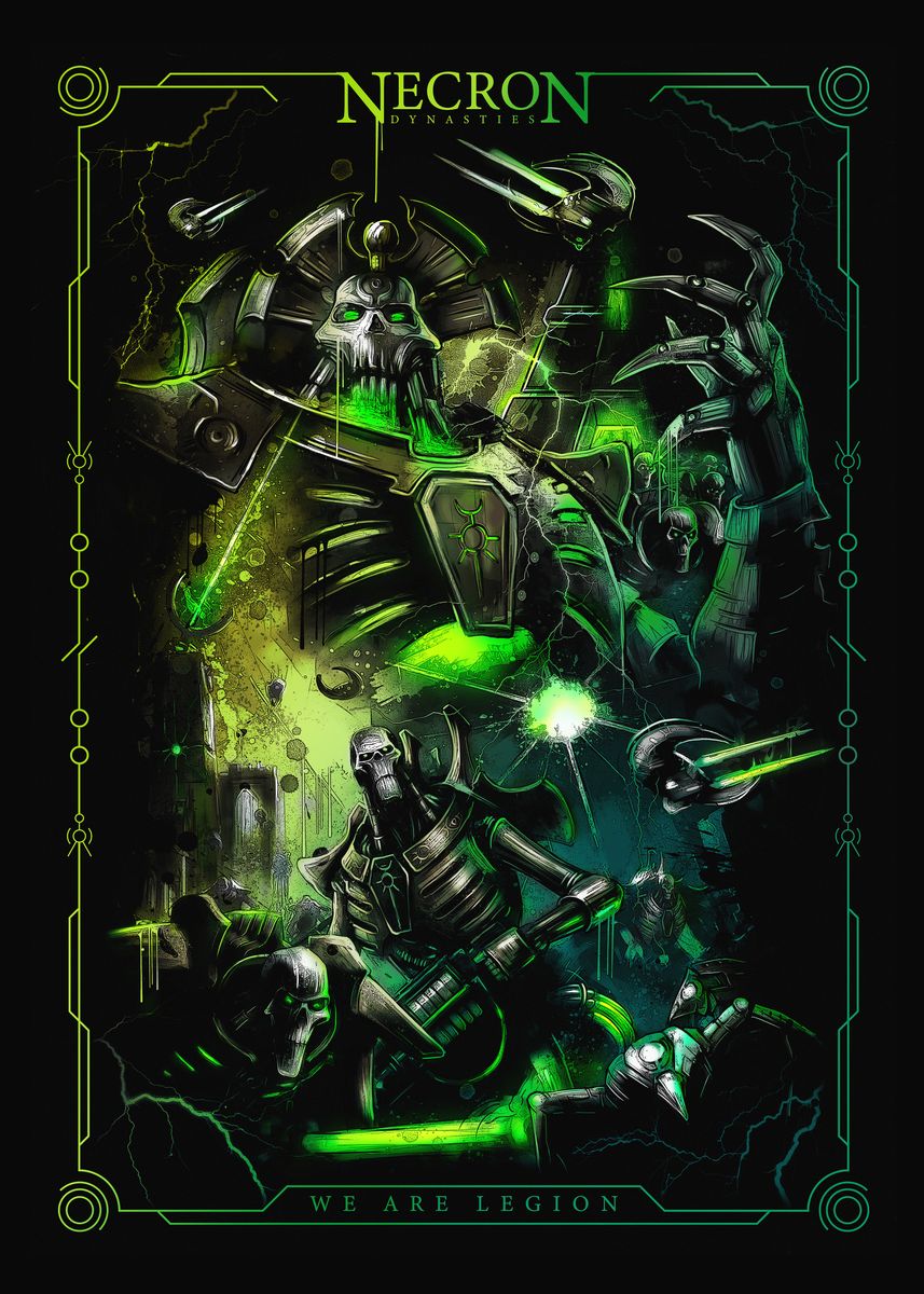 'We Are Legion' Poster, picture, metal print, paint by Warhammer | Displate