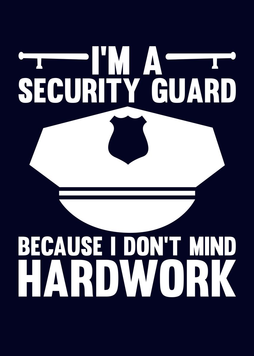 'Security Guard' Poster, picture, metal print, paint by MzumO | Displate