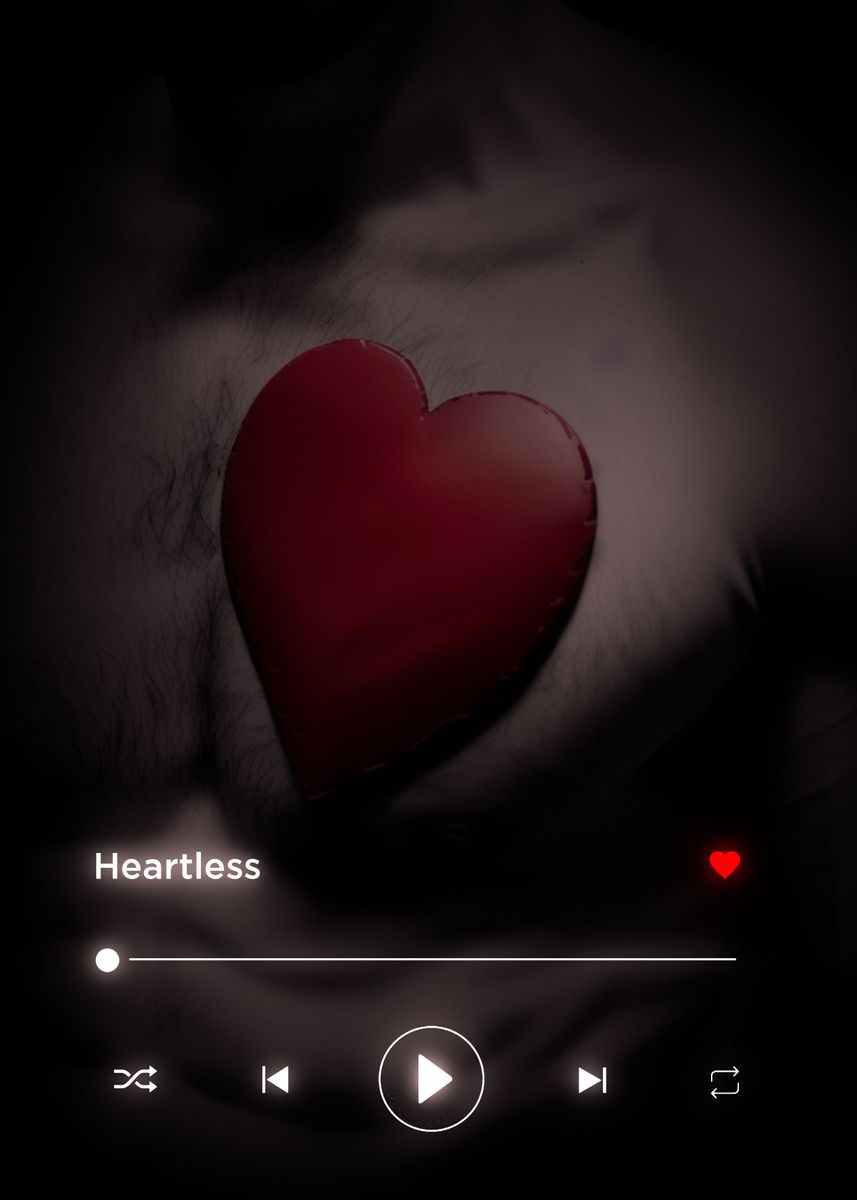 'Heartless' Poster, picture, metal print, paint by cypher the third ...
