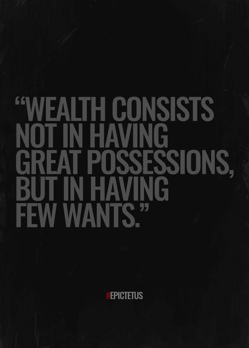 'Epictetus' Poster, picture, metal print, paint by WiseWordsWonders ...