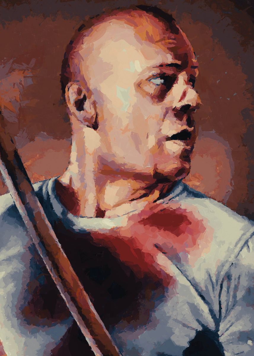 'Butch' Poster, picture, metal print, paint by Evgenuy Merkushov | Displate