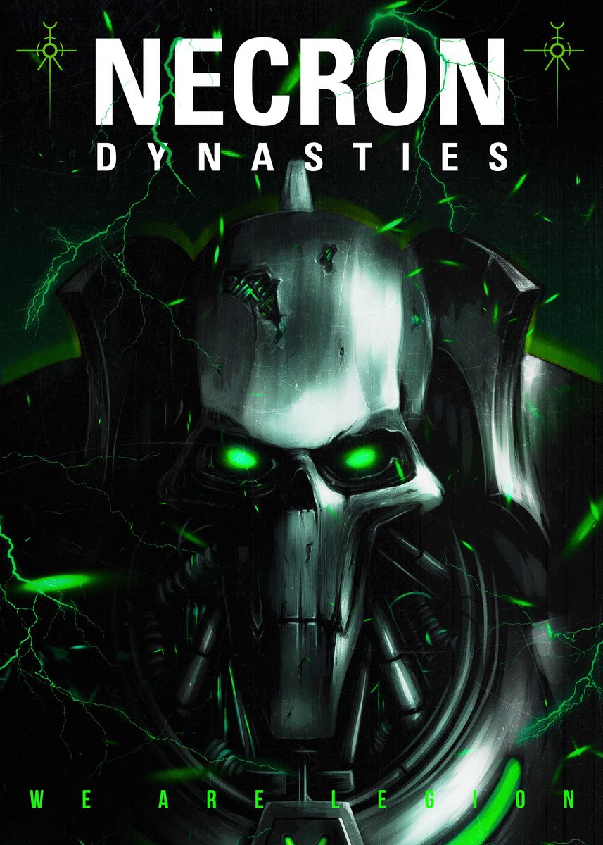 'Necron Dynasties' Poster, picture, metal print, paint by Warhammer ...