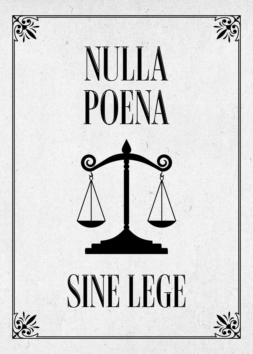 'Nulla Poena Sine Lege 5' Poster, picture, metal print, paint by Jovana ...