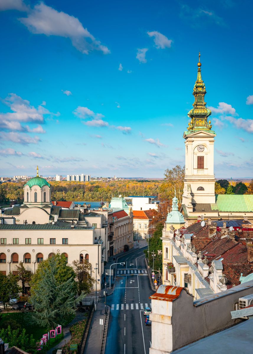 'Beautiful Belgrade' Poster, picture, metal print, paint by Martin ...