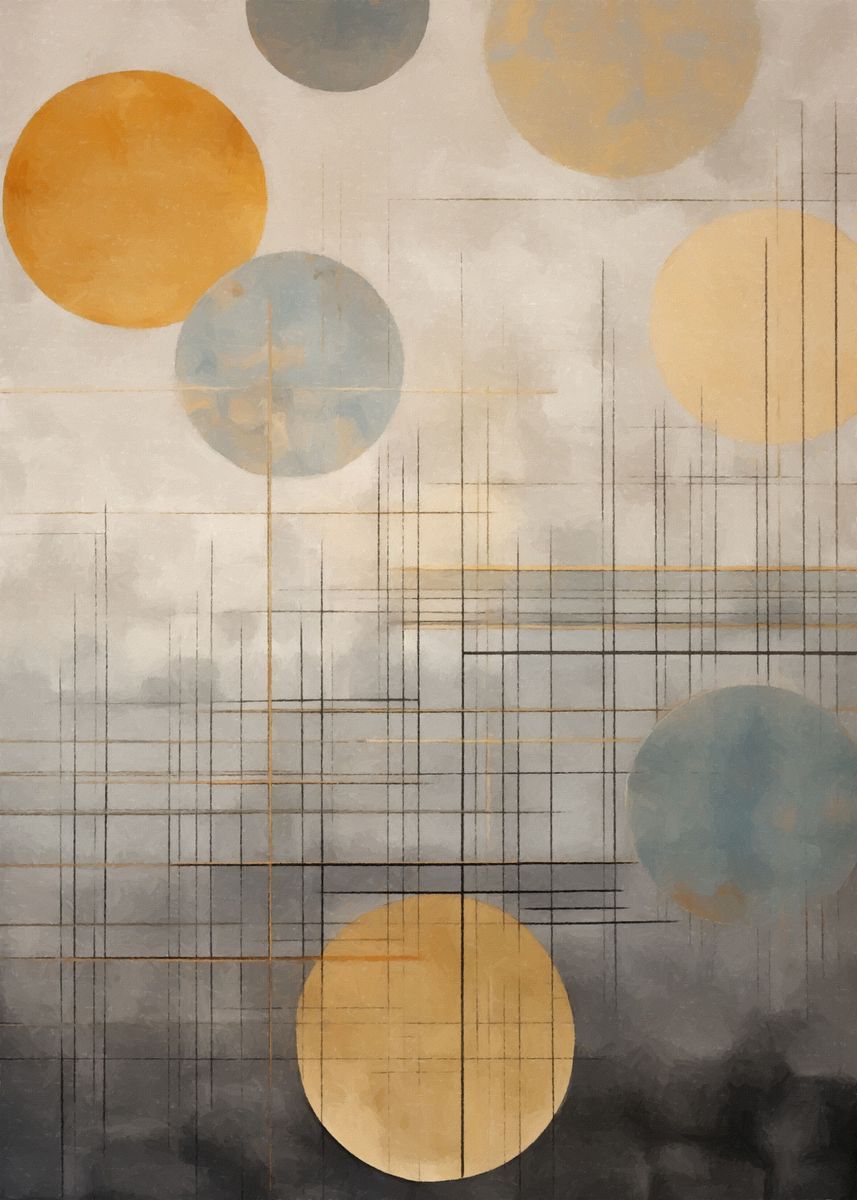 'Solar Static' Poster, picture, metal print, paint by NOVO Gallery of ...