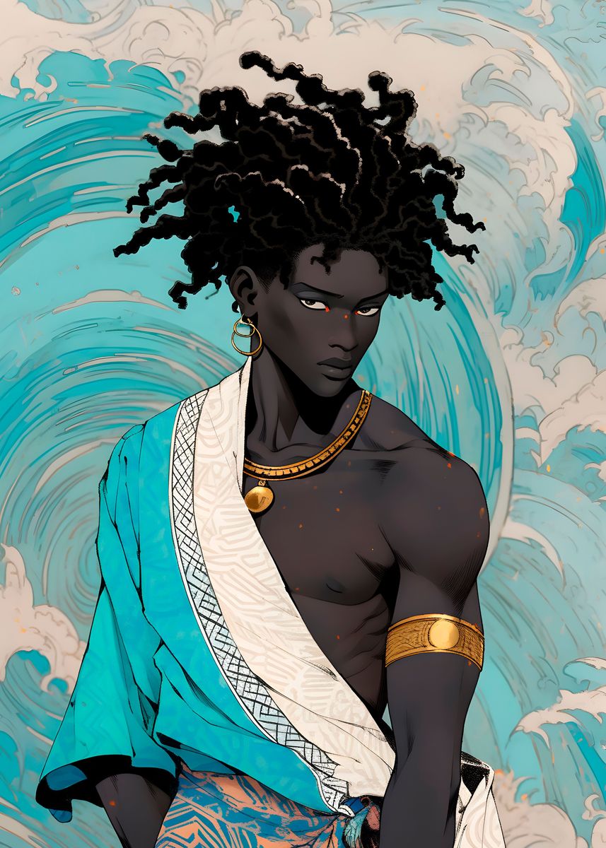 'God of the Winds' Poster, picture, metal print, paint by Pozter | Displate