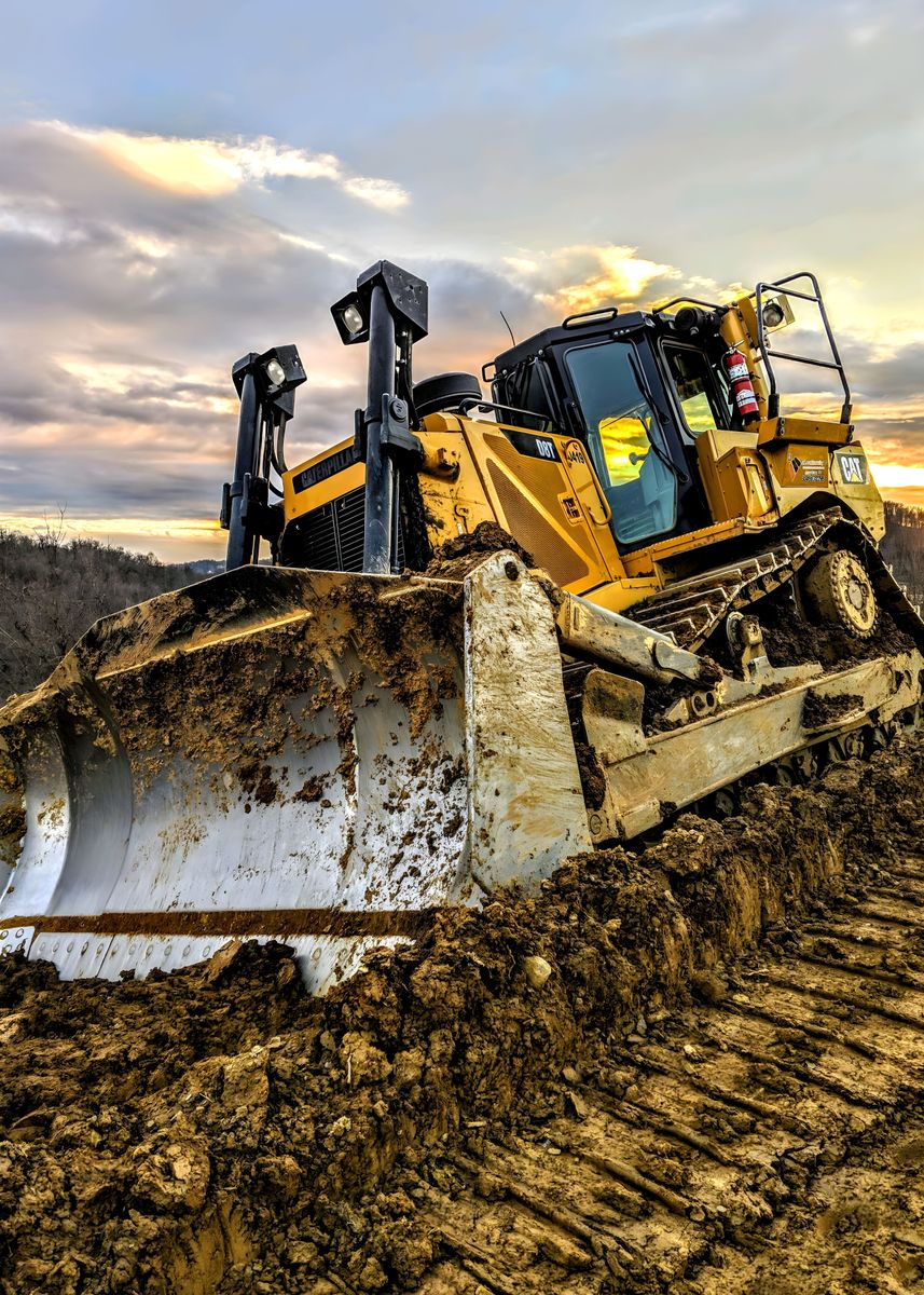 'Truck D8T Caterpillar ' Poster, picture, metal print, paint by Sport ...