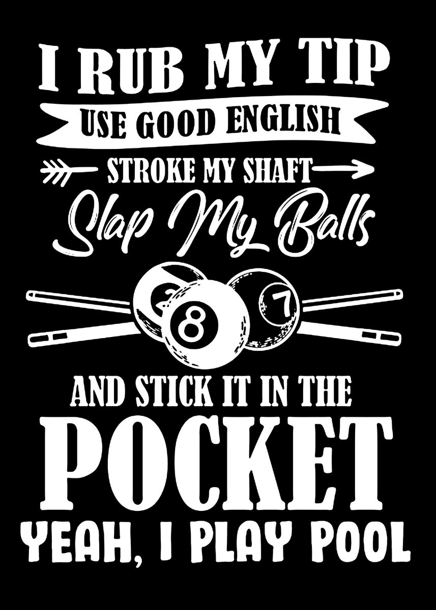 '8 Ball Pool ' Poster, picture, metal print, paint by STRAIGHT | Displate