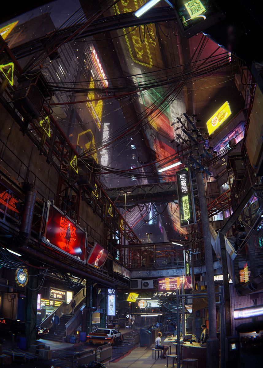 'High Density' Poster, picture, metal print, paint by Youkai Graphics ...