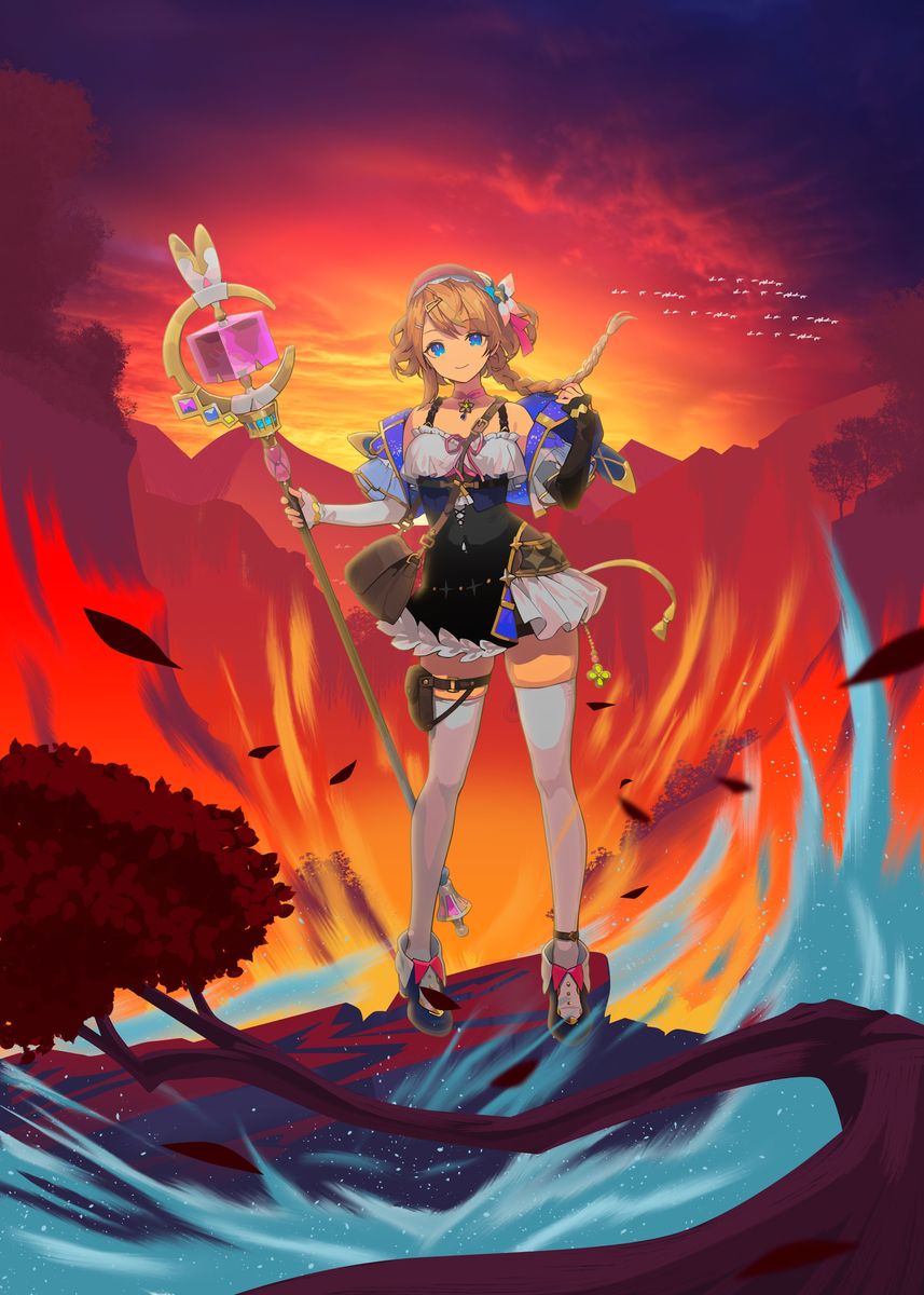 'resna sternenlicht' Poster, picture, metal print, paint by misbah ...