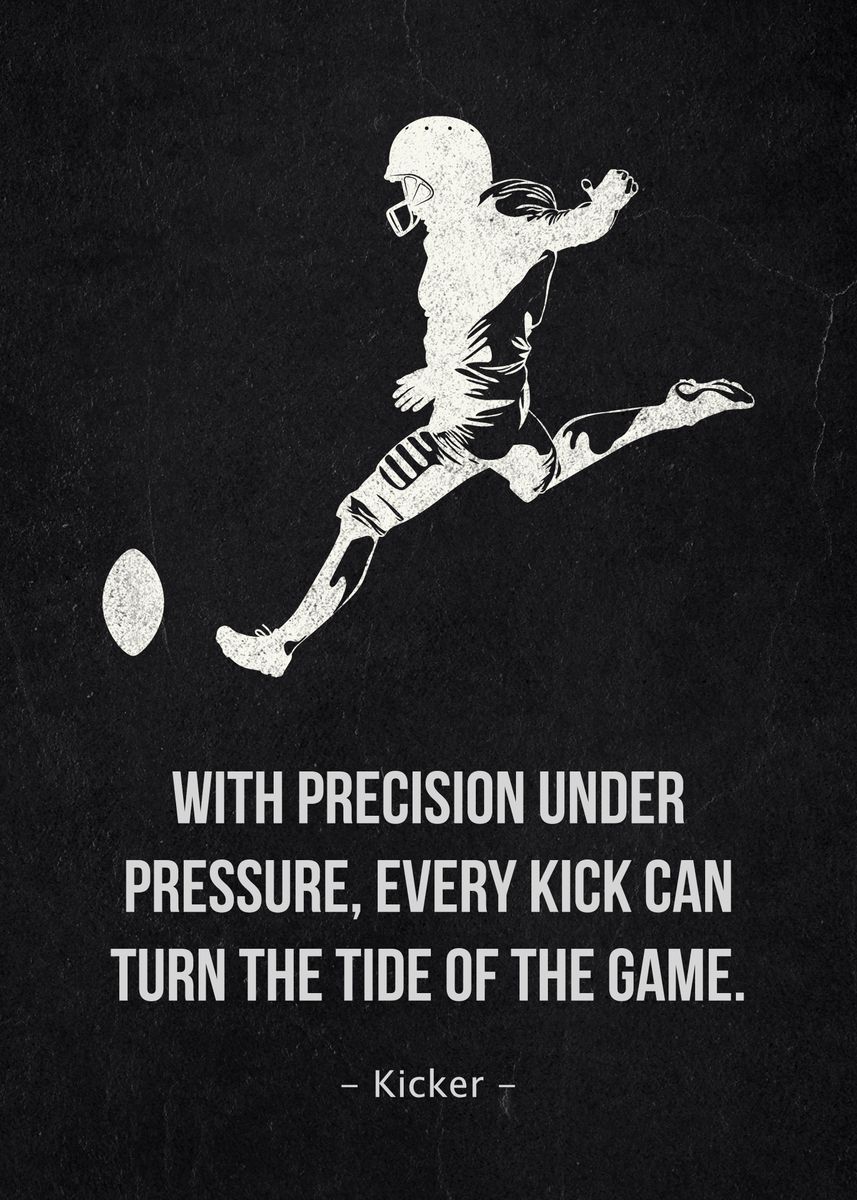 'football quotes motivation' Poster, picture, metal print, paint by ...