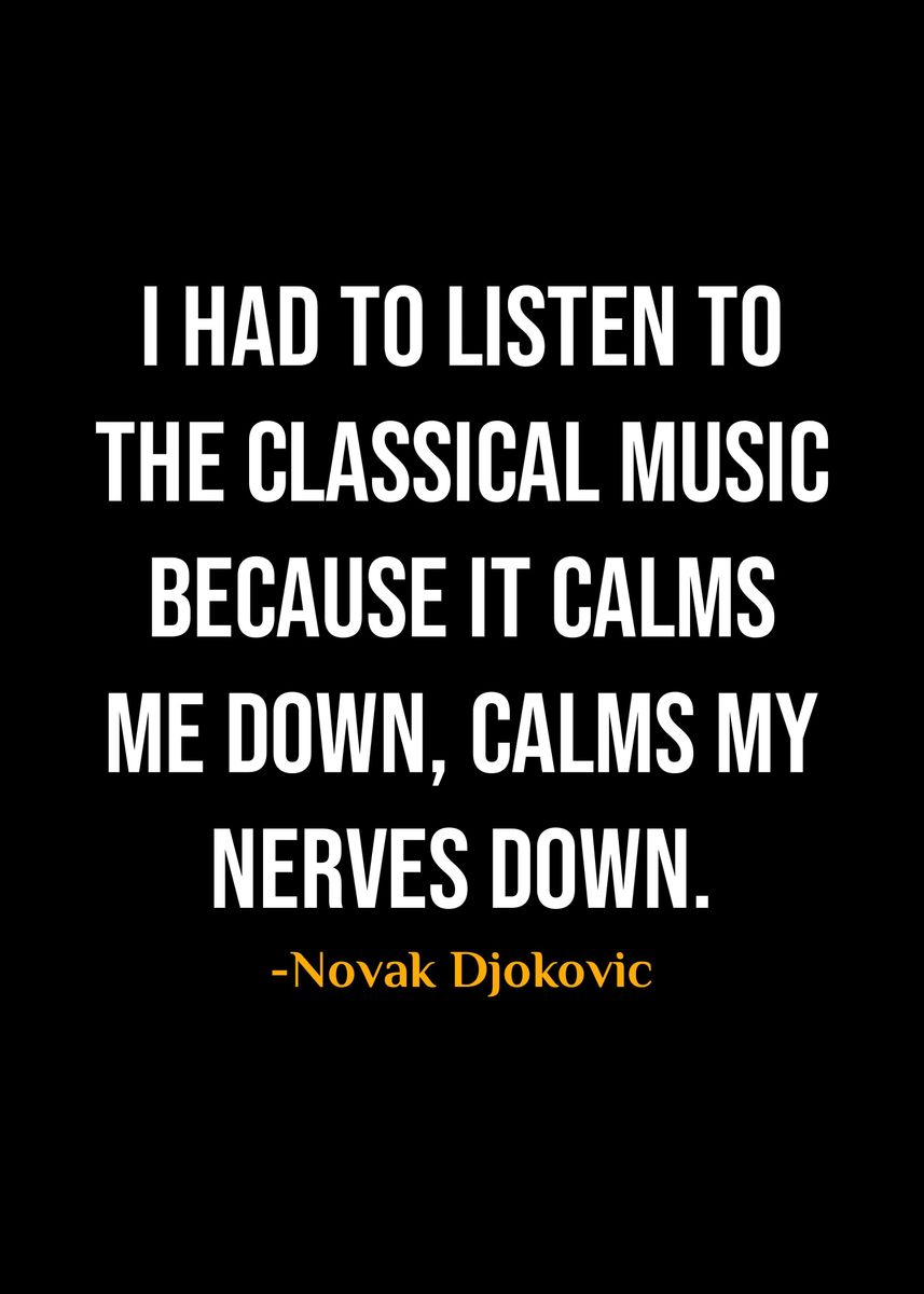'Novak Djokovic Quotes ' Poster, picture, metal print, paint by KLIP ...