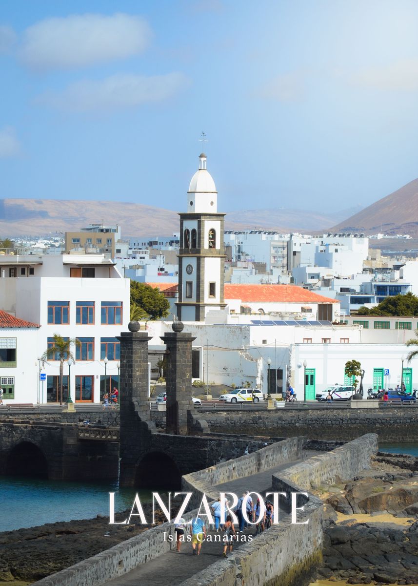 'Arrecife Lanzarote' Poster, picture, metal print, paint by GregPics ...