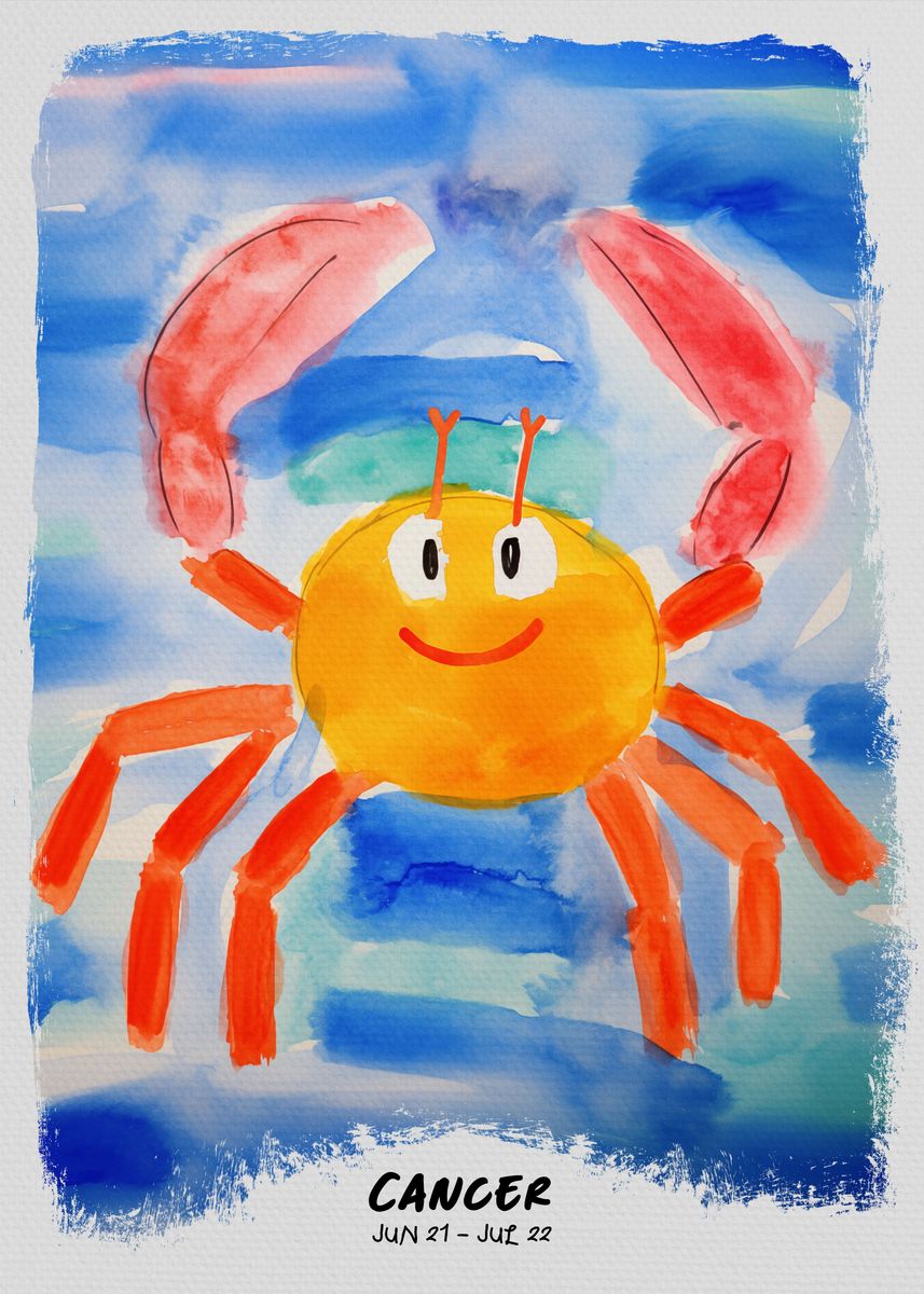 'Cancer Child Drawing' Poster, picture, metal print, paint by Hatless ...