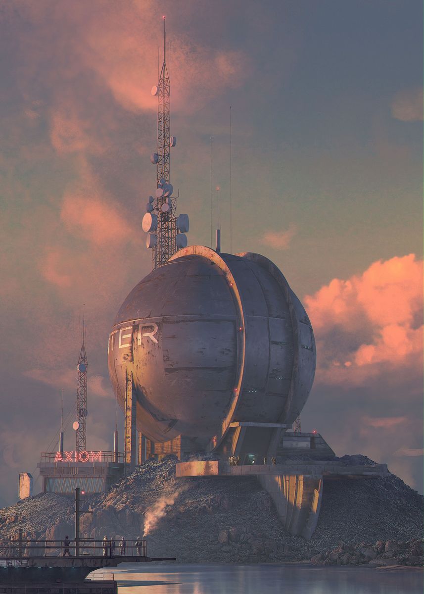 'Acquiring Intel on Mars' Poster, picture, metal print, paint by ...
