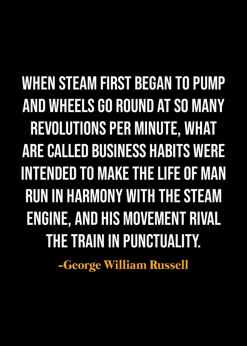 'George William Russell' Poster, picture, metal print, paint by NOHARA ...