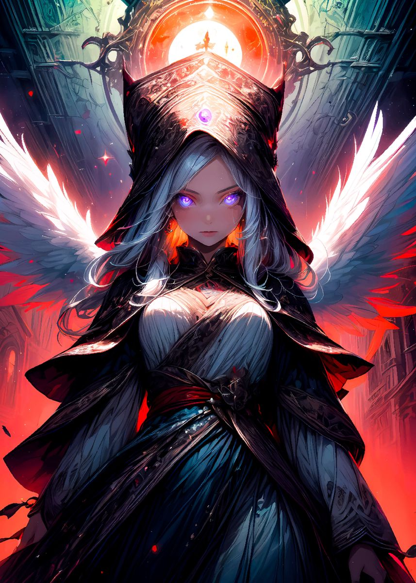 'Fire Goddess' Poster, picture, metal print, paint by Diego The ...