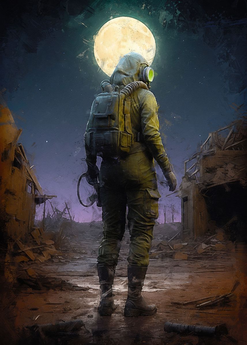 'Post Apocalyptic Symphony' Poster, picture, metal print, paint by ...